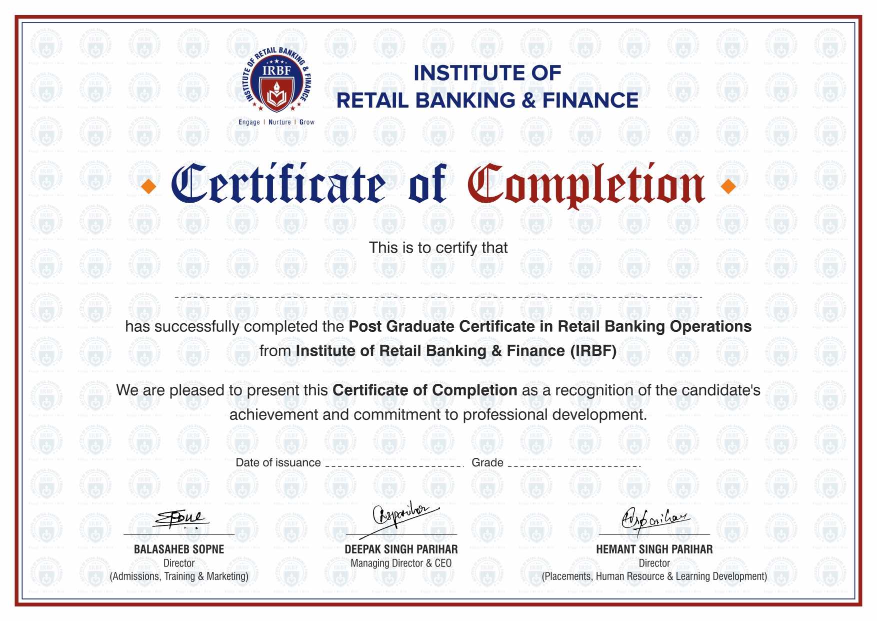 PGCRBO Program | Banking Operations Training |IRBF - Banking Training ...